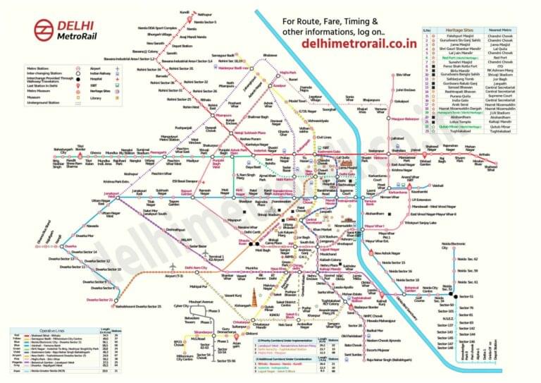 Delhi Metro Map (DMRC): New Lines You’ll Wish Knew Sooner!