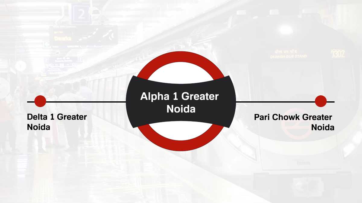 Alpha 1 Greater Noida Delhi Metro Station Information