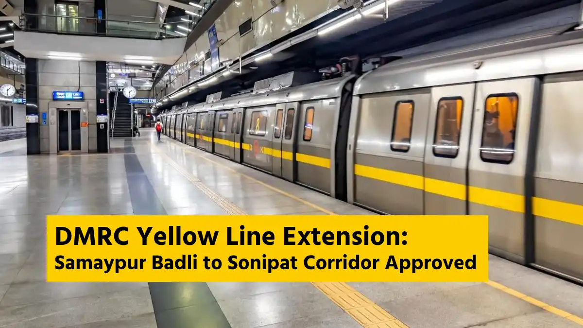 Delhi Metro Yellow Line Extension to Sonipat: Big Boost for Haryana Commute