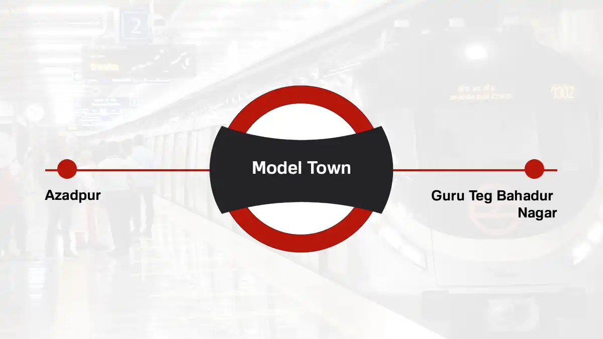 Model Town Delhi Metro Station Information