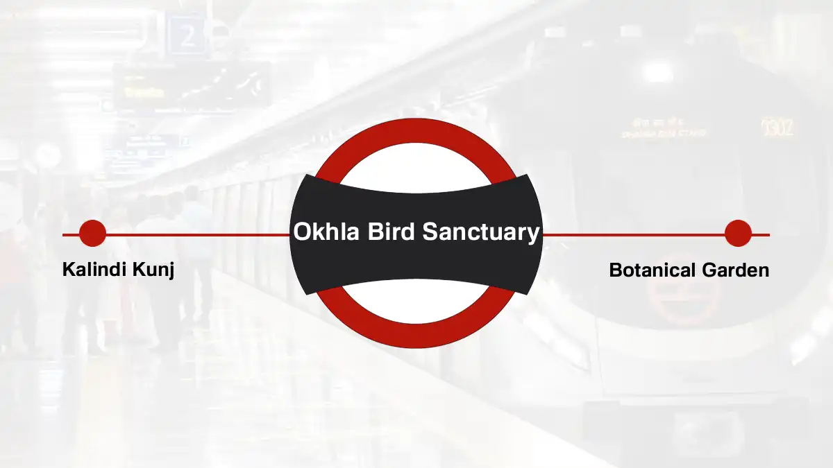 Okhla Bird Sanctuary Delhi Metro Station Information