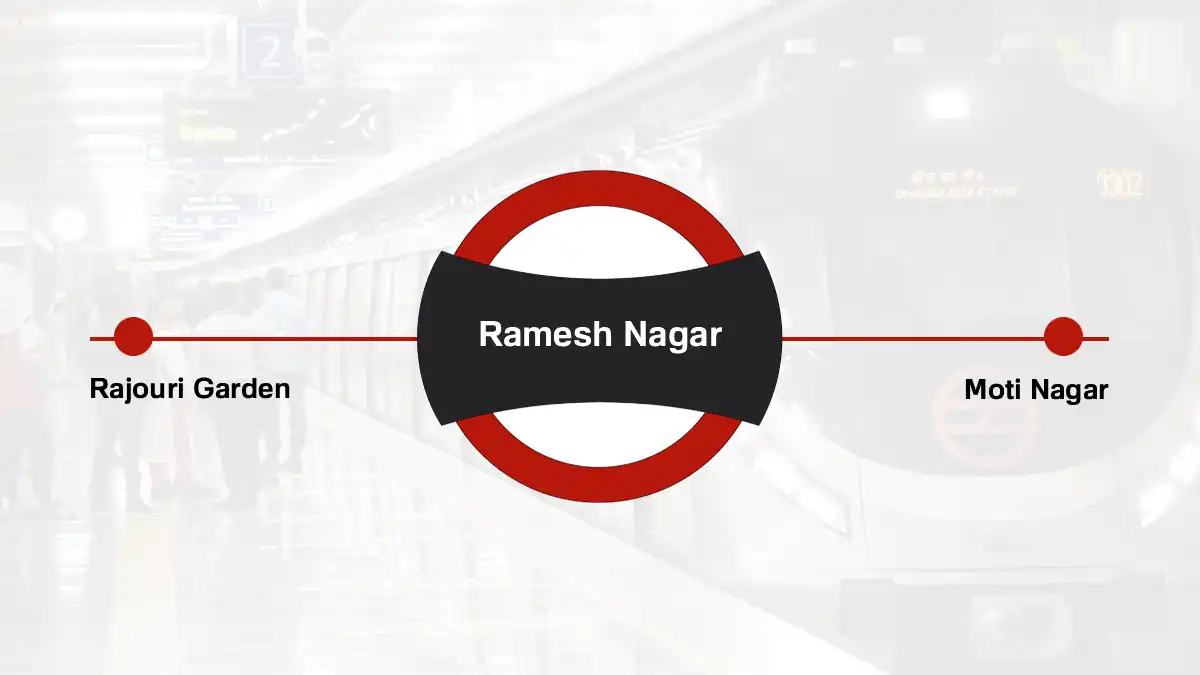 Ramesh Nagar Delhi Metro Station Information