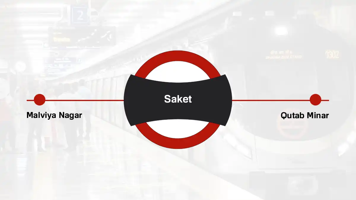 Saket Delhi Metro Station Information