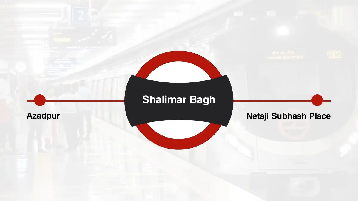 Shalimar Bagh Delhi Metro Station Information
