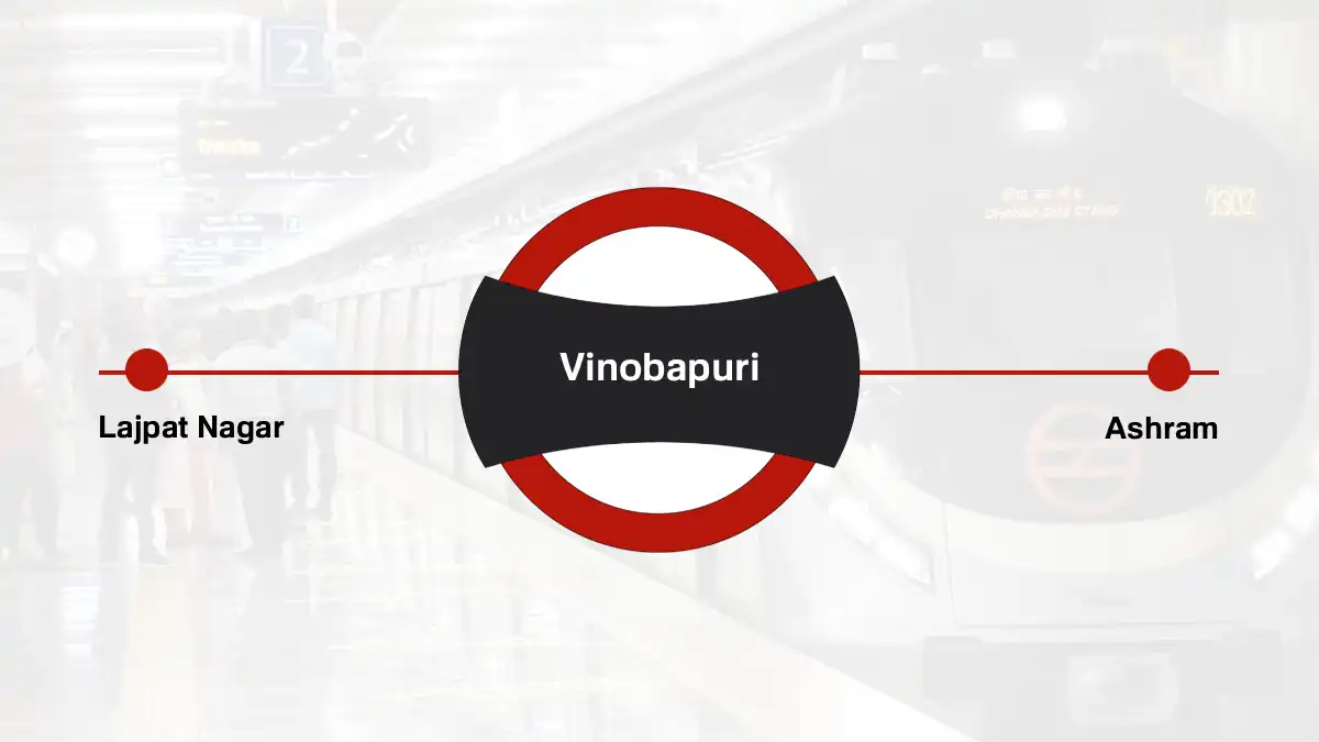 Vinobapuri Delhi Metro Station Information
